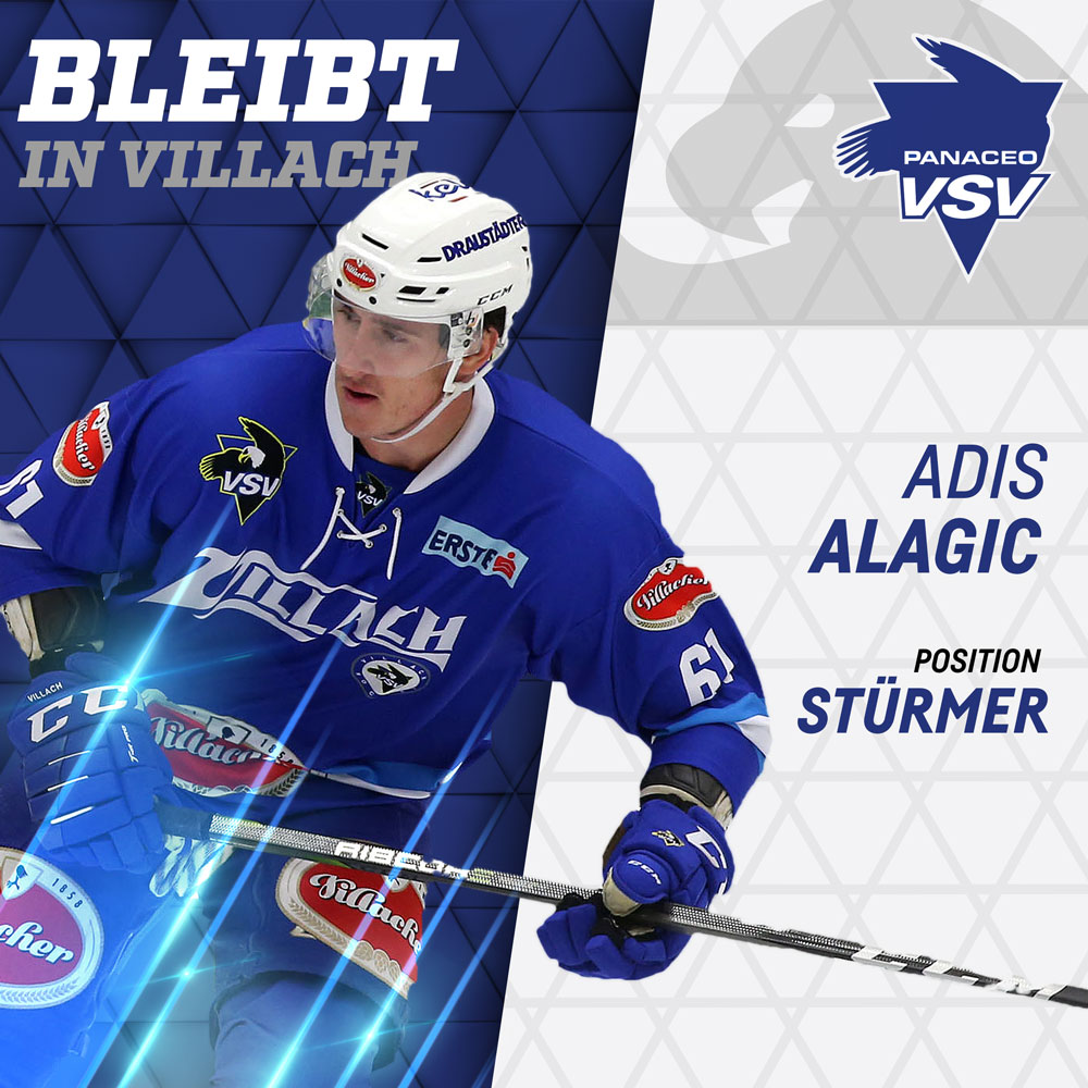 EC PANACEO VSV verlängert mit Goalie Dan Bakala, Nico Brunner und Adis ...