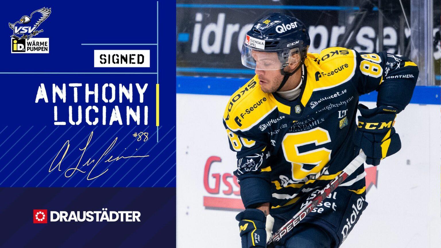 Ein Topscorer für den VSV - Anthony Luciani wechselt aus Schweden in ...